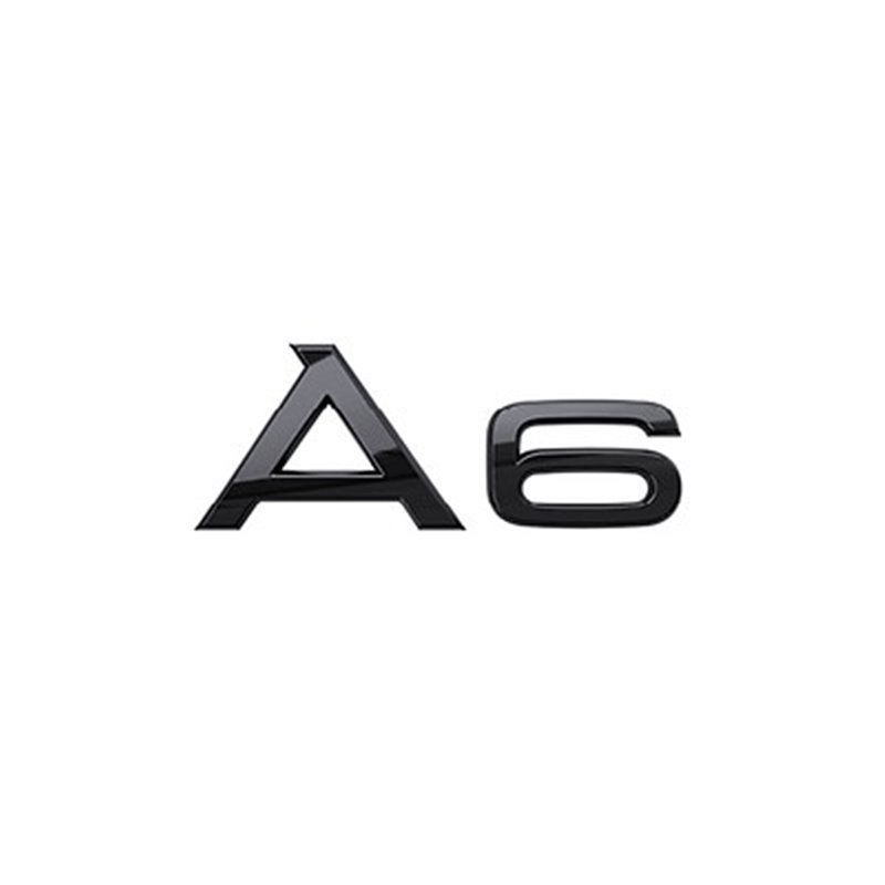 Monogramme de modèle arrière noir - Accessoires Audi