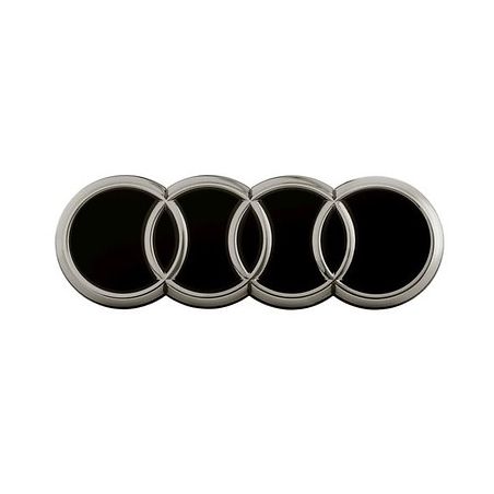 Monogramme noir anneaux AUDI pour calandre